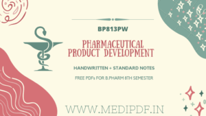 Pharmaceutical Product Development Notes PDF Free - MediPdf
